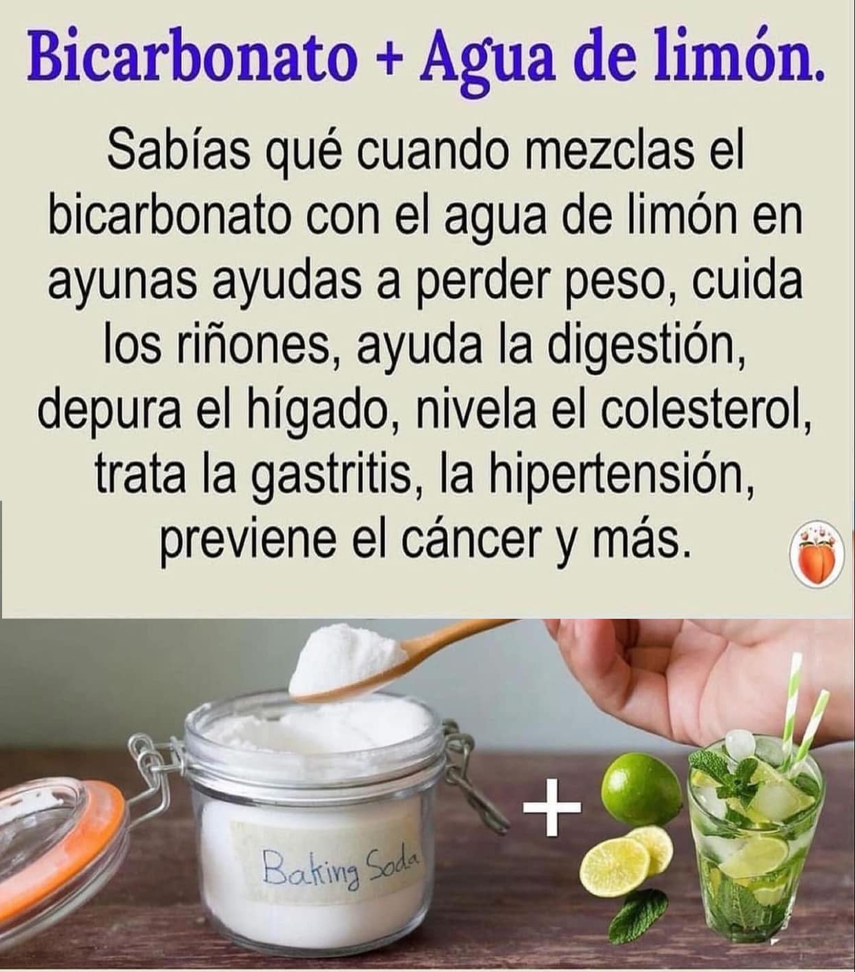 BICARBONATO CON AGUA DE LIMÓN: UN REMEDIO NATURAL LLENO DE BENEFICIOS ...